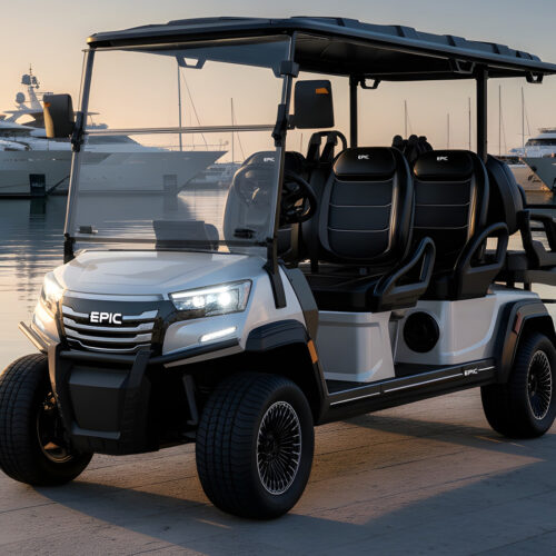 Epic E60FX Golf Carts for Sale - Six-seater golf cart coming soon!