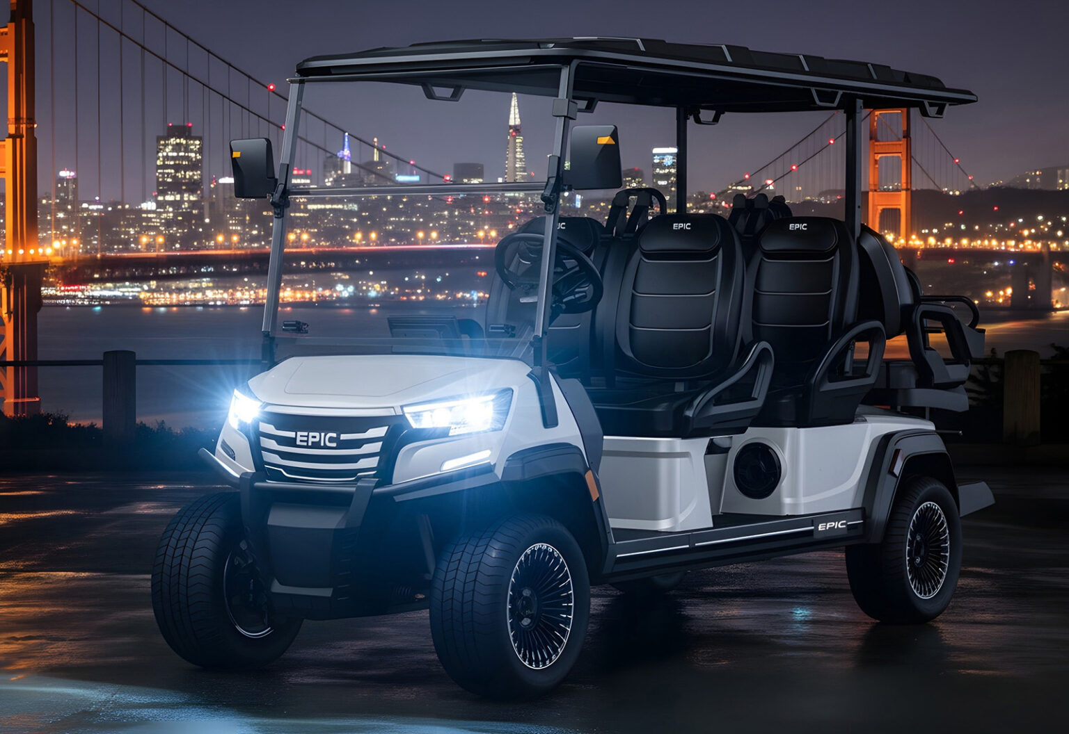 Epic E60FX Golf Carts for Sale - Six-seater golf cart coming soon!