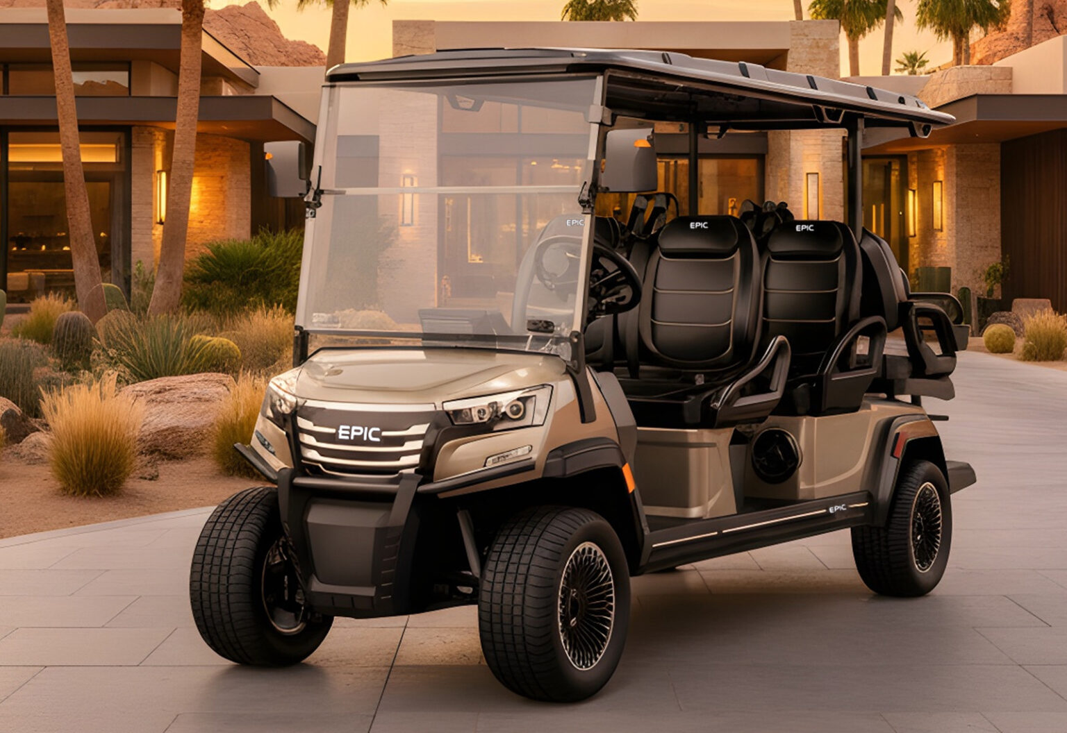 Epic E60FX Golf Carts for Sale - Six-seater golf cart coming soon!